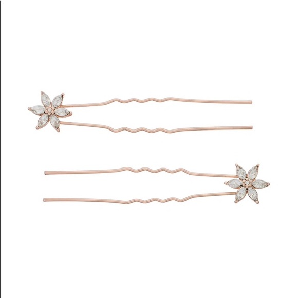 LC Lauren Conrad | Accessories | Lc Lauren Conrad Flower Bobby Pin Set ...